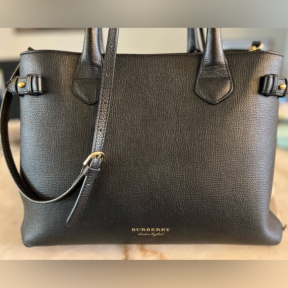 Burberry | Bags | Burberry Banner House Check Leather Tote | Poshmark
